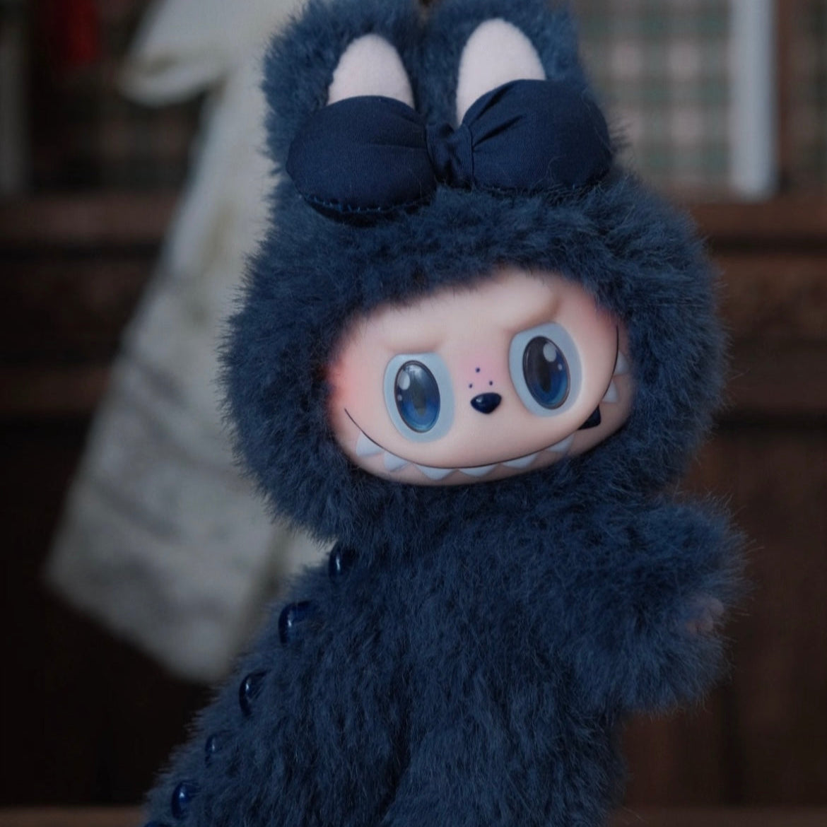 Custom Labubu Little Dark Blue Monster - Zhanzhan – Luminify
